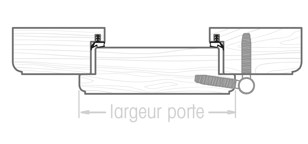 Chambranle contre-chambranle • Menuiserie George